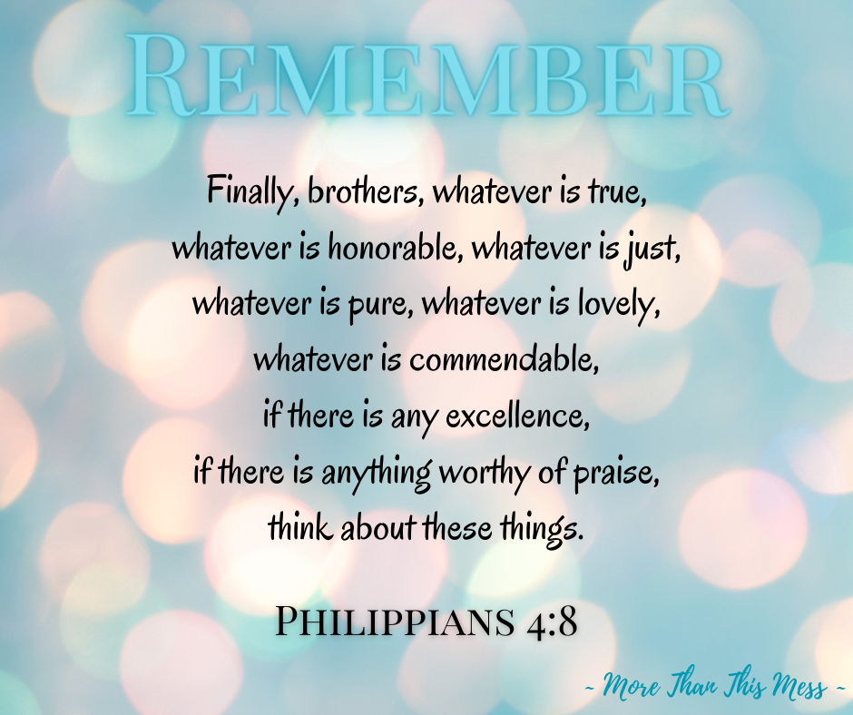 Remember What God Has Done – More Than This Mess