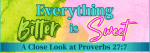 Everything Bitter is Sweet (Proverbs 27:7) – More Than This Mess
