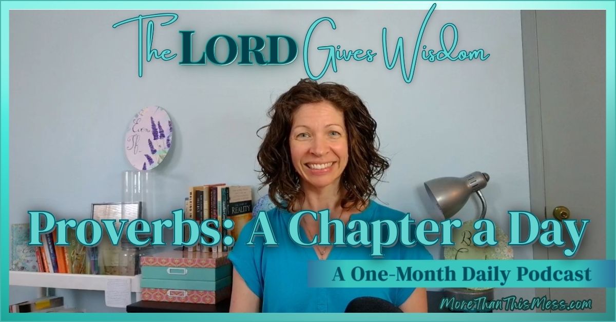Proverbs: A Chapter a Day – More Than This Mess